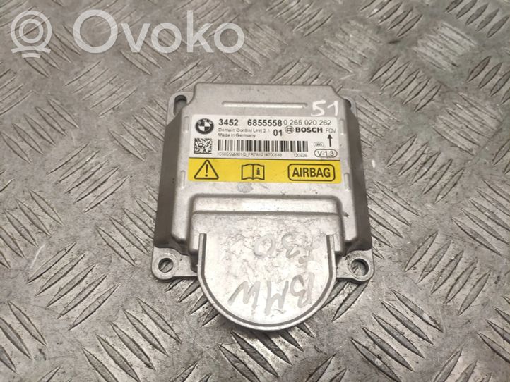 6855558 BMW 3 F30 F35 F31 Module de contrôle airbag 15 00 OVOKO
