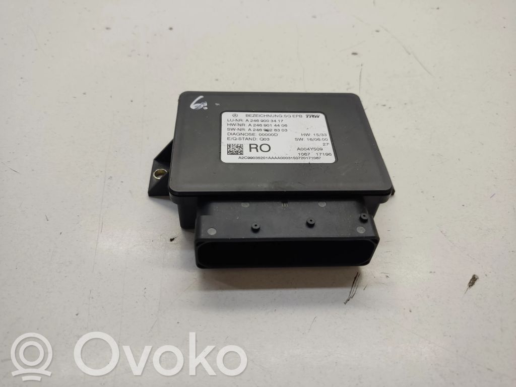 A2469003417 Mercedes-Benz A W176 Module de frein de stationnement, 10 ...