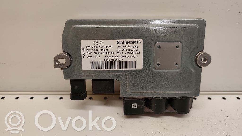 9802096780 Toyota Proace Other control units/modules, €55.00 | RRR
