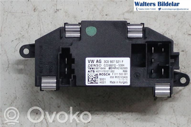 3C0907521F Skoda Superb B6 (3T) Motorino ventola riscaldamento ...