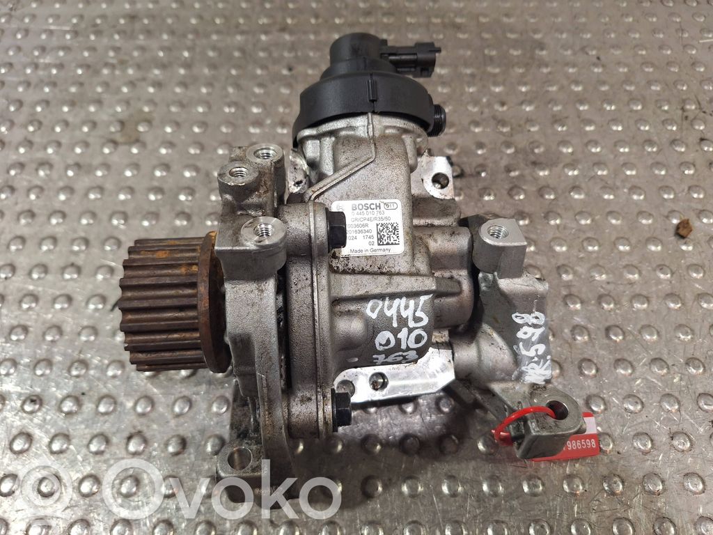 0445010763 Dacia Dokker Pompe d'injection de carburant à haute pression ...