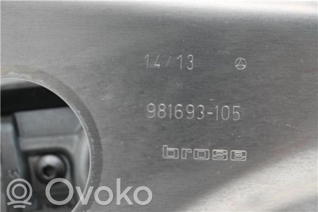 A2127201679 Mercedes-Benz E W212 Mécanisme de lève-vitre avant sans ...