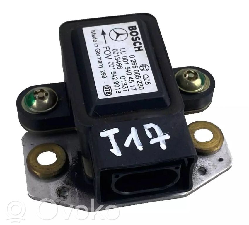 0015404517 Mercedes-Benz S W220 Capteur de vitesse de lacet d ...