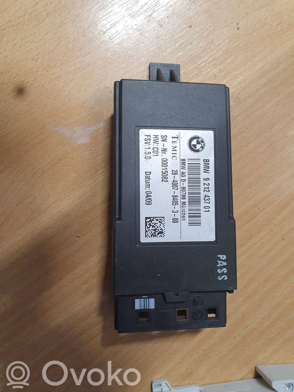 9212437 BMW 5 F10 F11 Seat heating relay, €30.00 | RRR