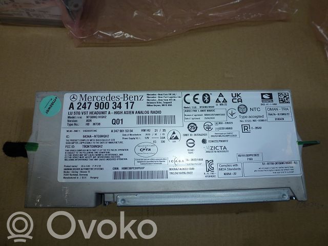 A2479003417 Mercedes-Benz Sprinter W906 Navigation unit CD/DVD player ...