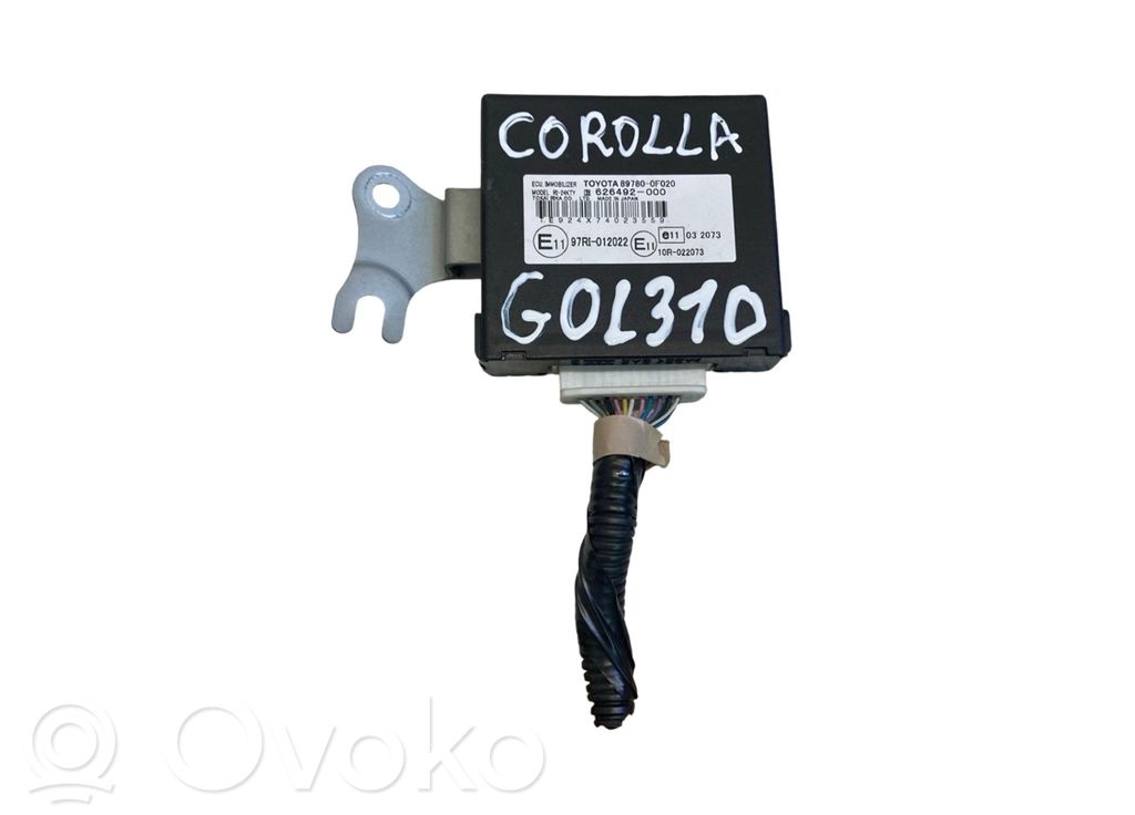 897800F020 Toyota Corolla Verso AR10 Immobilizer control unit/module, € ...