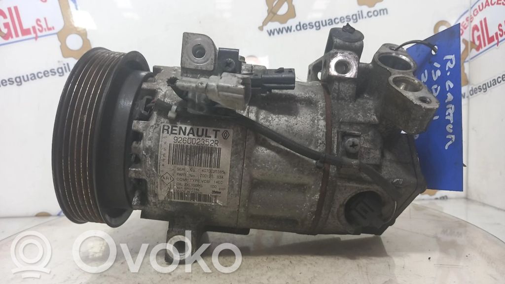926002352R Renault Captur Compresseur de climatisation, 172,79 € | OVOKO