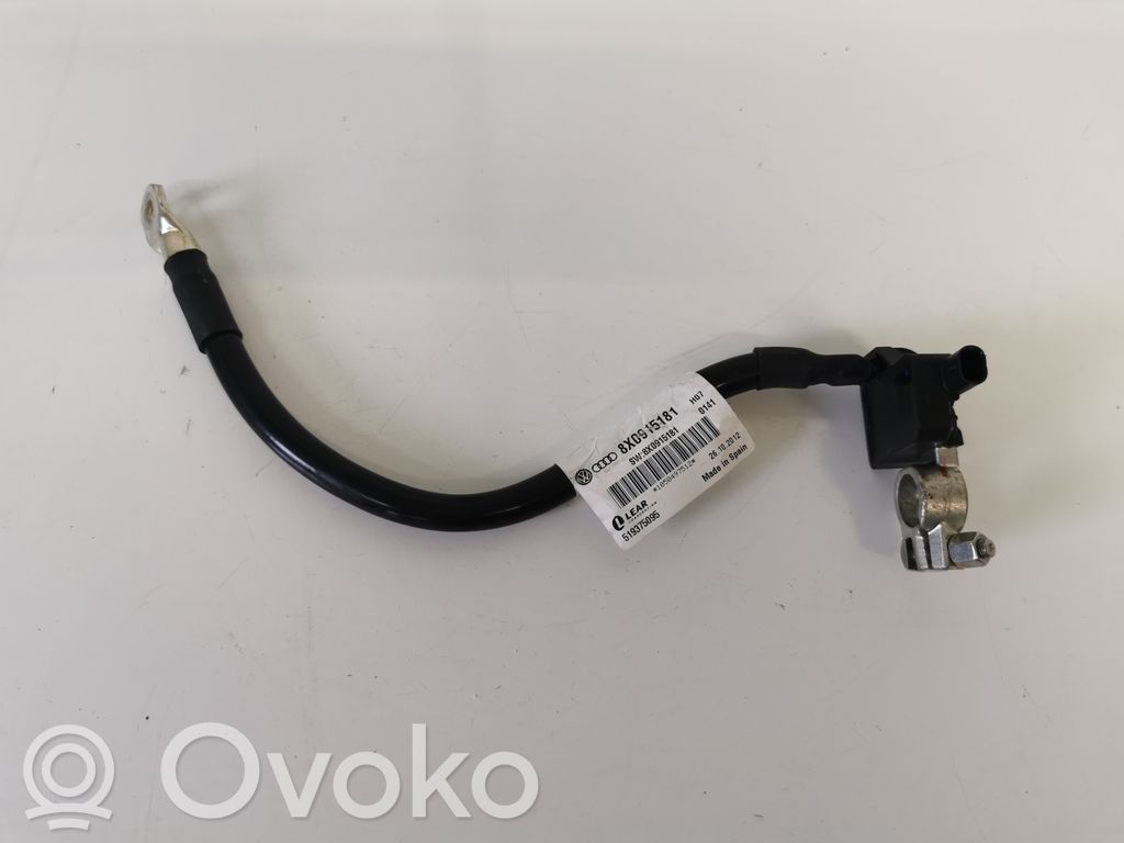 8X0915181 Audi A6 S6 C7 4G Negative earth cable (battery), €11.00 | RRR