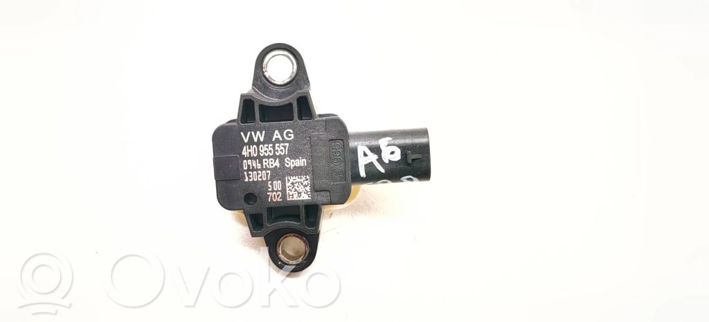 4H0955557 Audi A6 C7 Capteur de collision / impact de déploiement d ...
