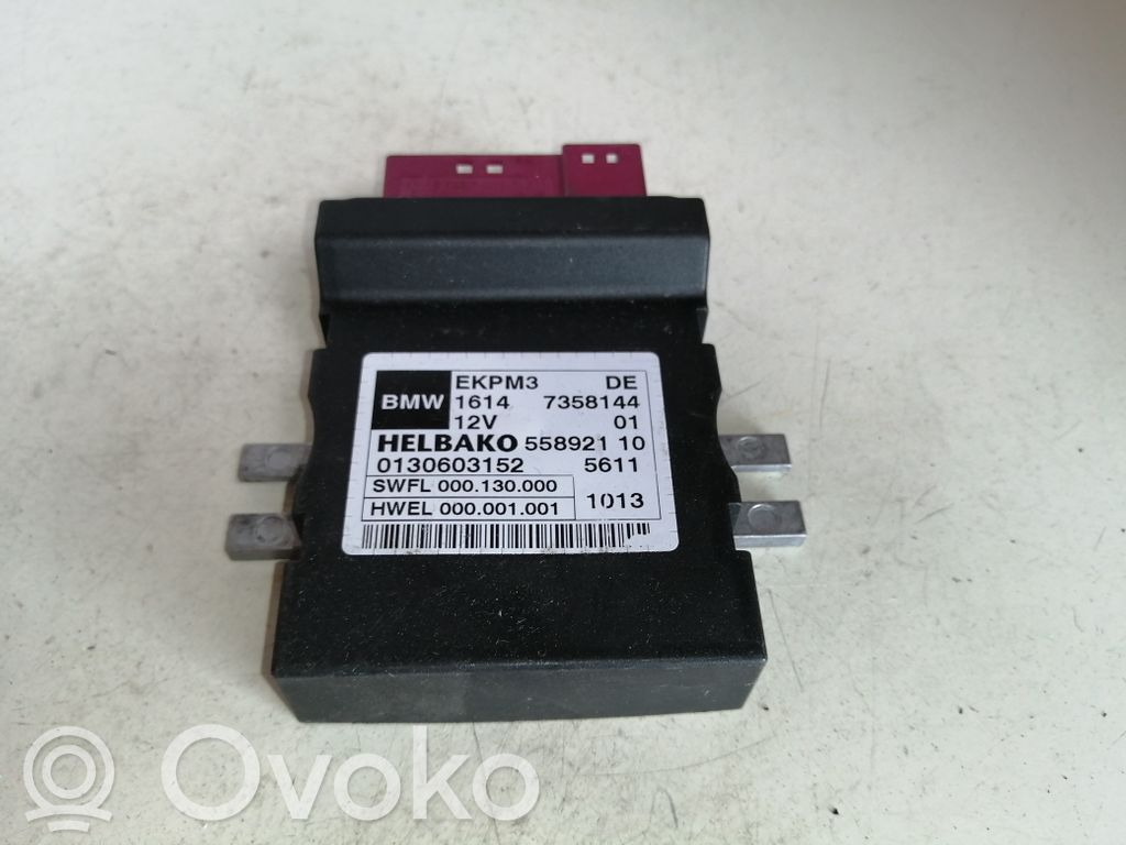 7358144 BMW 3 F30 F35 F31 Unité de commande / module de pompe à ...