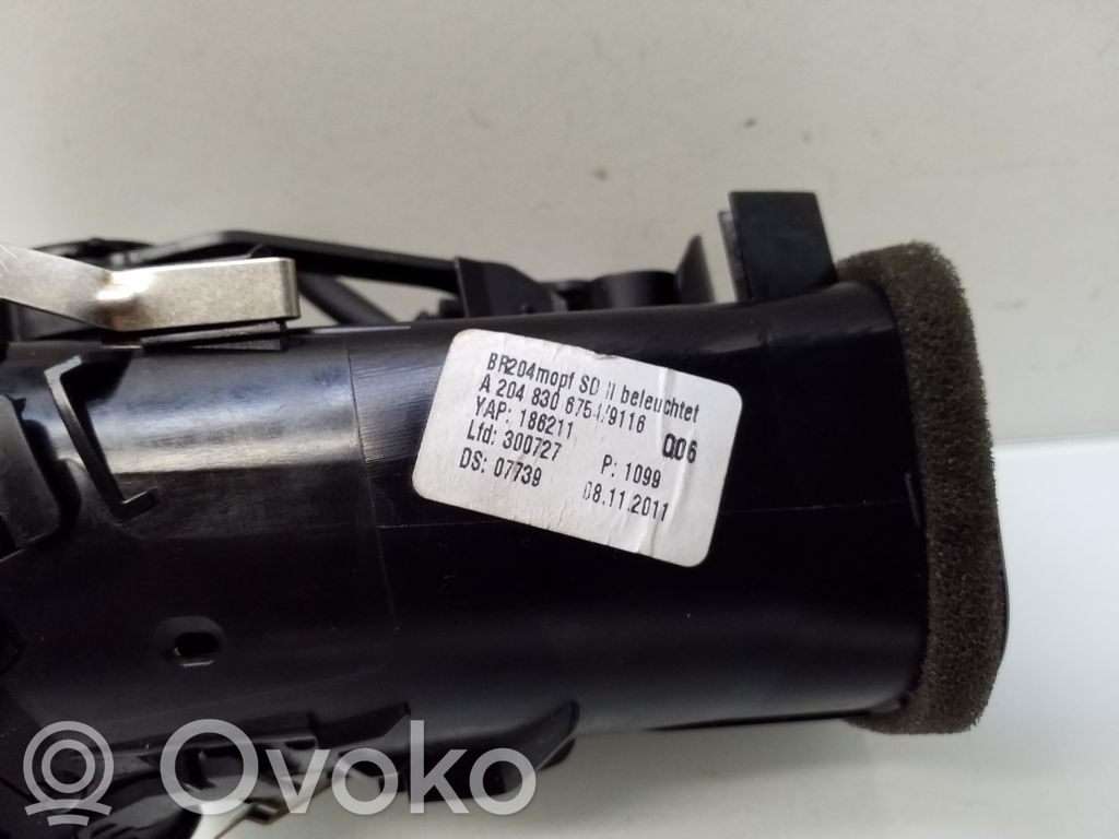 MIN36687 Mercedes-Benz C W204 Garniture, panneau de grille d'aération ...