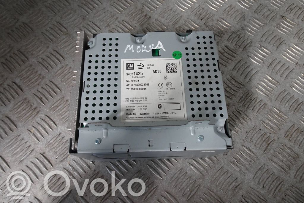 94521425 Opel Mokka X Radio/CD/DVD/GPS head unit, €65.88 | RRR