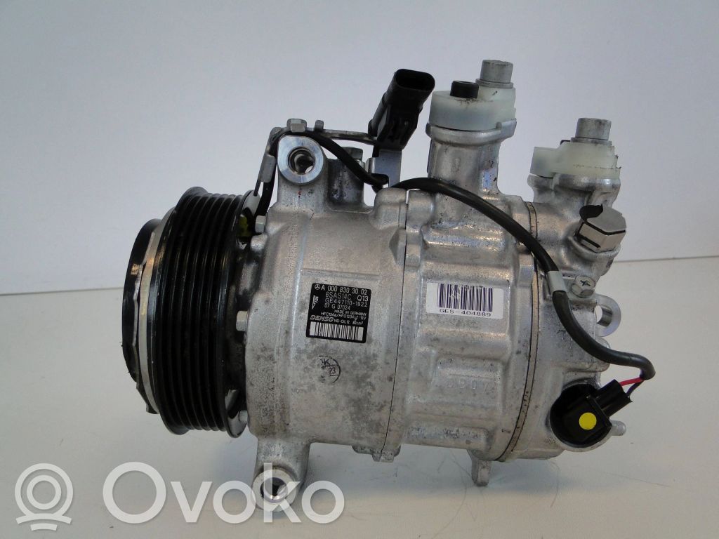 A0008303002 Mercedes-Benz C AMG W205 Gaisa kondicioniera kompresors ...