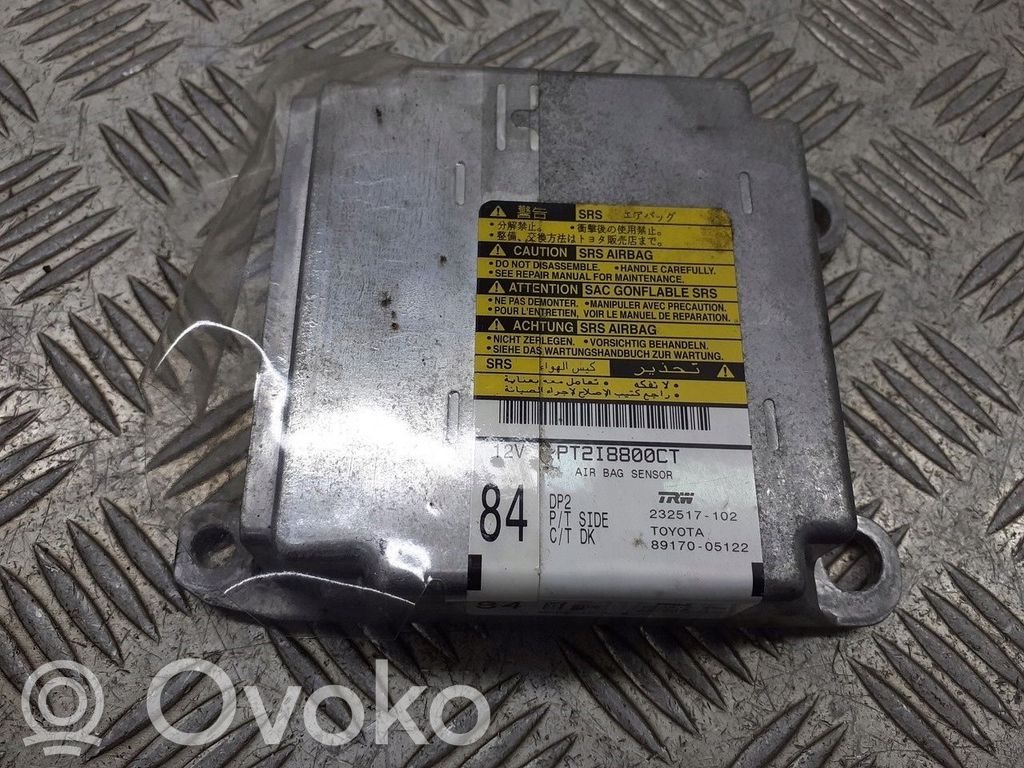 89170-05122 Toyota Avensis T250 Airbag control unit/module, €10.59 | RRR