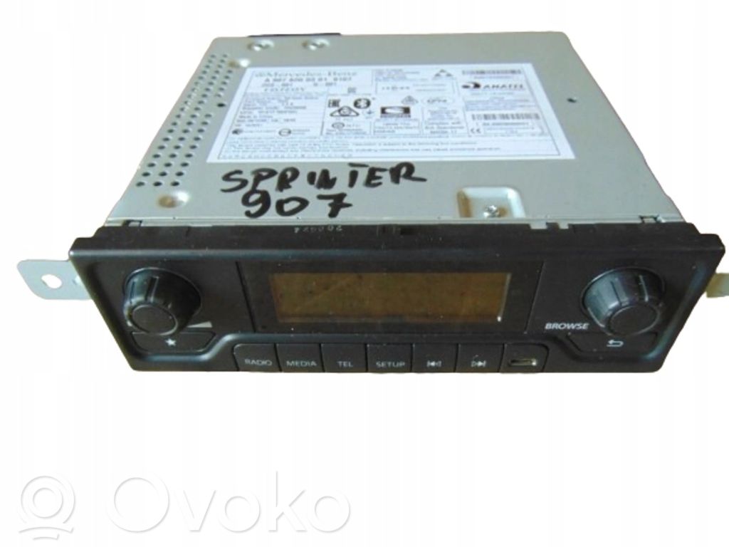 A9078200301 Mercedes-Benz Sprinter W907 W910 Radio/CD/DVD/GPS head unit ...