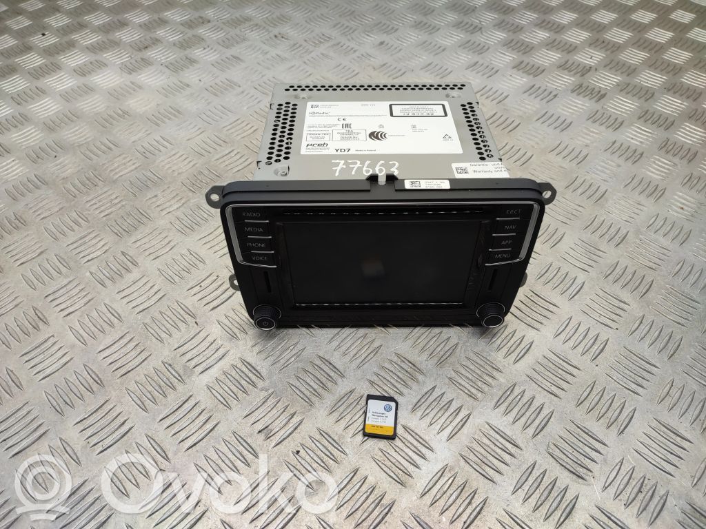 5C0035680G Volkswagen Sharan Radio/CD/DVD/GPS head unit, €772.20 | RRR