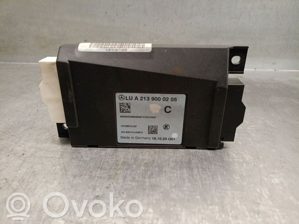 A2139000205 Mercedes-Benz E AMG W213 Autres unités de commande ...