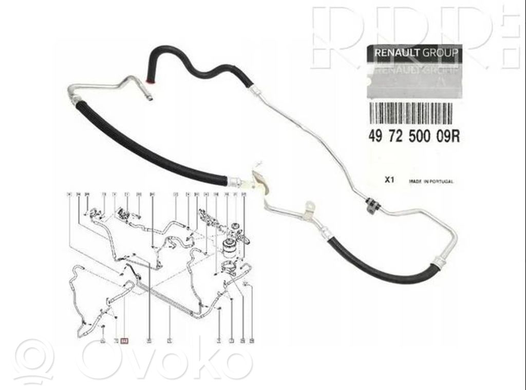 497250009R Renault Master III Power steering hose/pipe/line, €82.35 | RRR