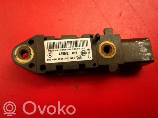 0028201326 Mercedes-Benz E W211 Capteur de collision / impact de ...
