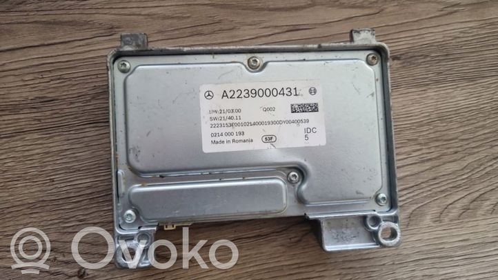 A2239000431 Mercedes-Benz S W223 Other control units/modules, 207.06 ...