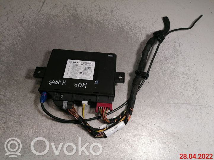 A2218707392 Mercedes-Benz S W221 Keyless (KESSY) go control unit/module ...