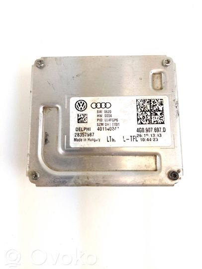 4G0907697D Audi A4 S4 B8 8K Module de ballast de phare Xenon, 16.15 ...