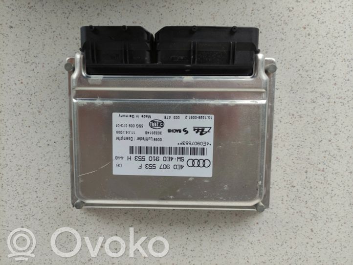 4E0907553F Audi A8 S8 D3 4E Air suspension control unit module (rear ...