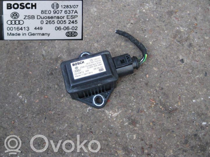 8E0907637A Audi A3 S3 8L ESP (stability system) control unit, 12.77 € | RRR