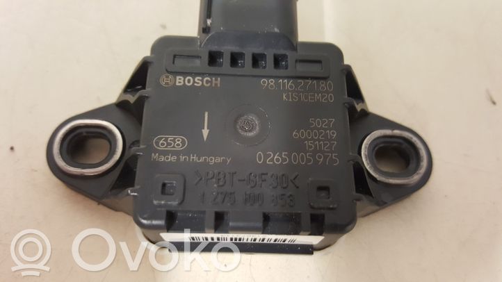9811627180 Peugeot 508 Capteur de vitesse de lacet d'accélération ESP ...