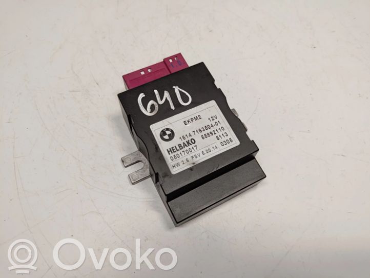 16147163504 BMW 3 E90 E91 Degalų (kuro) siurblio valdymo blokas, 20.00 ...