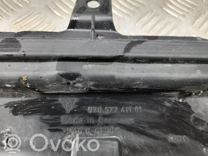 97057241101 Porsche Panamera (970) Plaque avant support serrure de ...