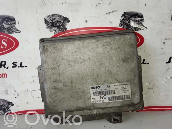 CENTRALITAMOTORUCE Citroen TEST Engine control unit/module ECU, 54.39 ...
