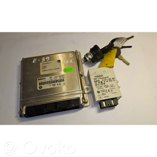 7788016 BMW 5 E39 Engine ECU kit and lock set, 50.00 € | RRR