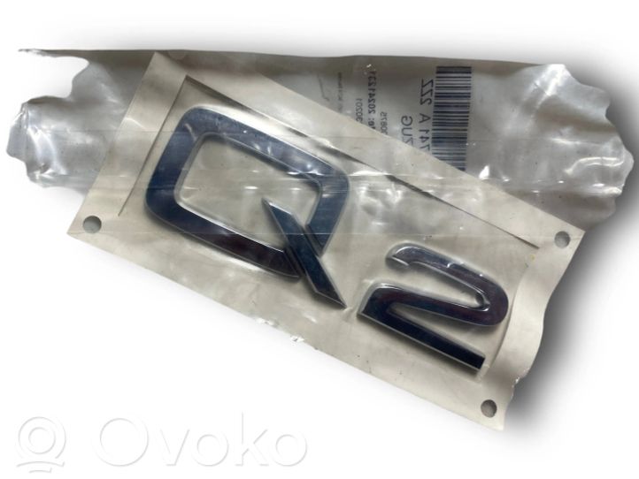 81A853741A Audi Q2 - Logo, sigle, emblème de porte arrière, 23.53 € | OVOKO