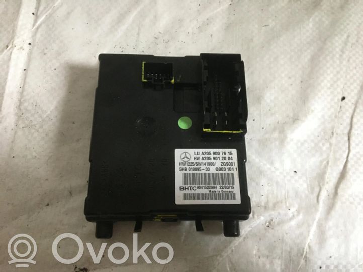 A2059007615 Mercedes-Benz C W205 Air conditioner control unit module ...
