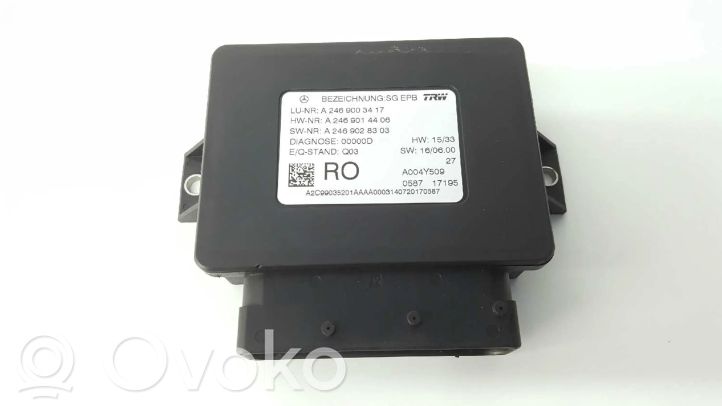 A2469003417 Mercedes-Benz CLA C117 X117 W117 Other control units ...