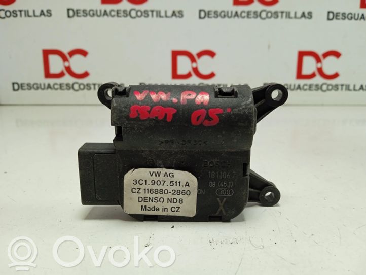 3C1907511A Volkswagen PASSAT B6 A/C air flow flap actuator/motor, 23.15 ...