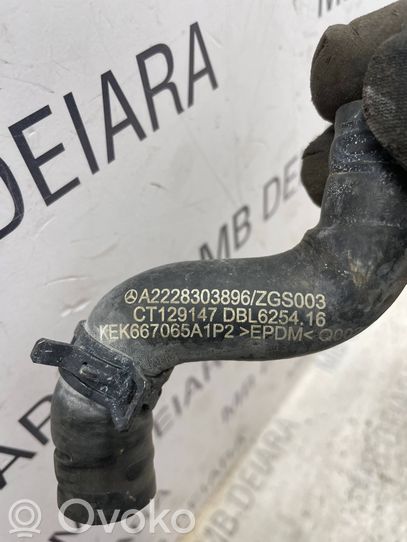 DEI9329 Mercedes-Benz S W222 Engine coolant pipe/hose A2228303896 ...