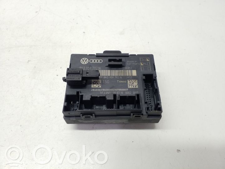 8K0959792N Audi A4 S4 B8 8K Unité de commande module de porte, 8.00 ...