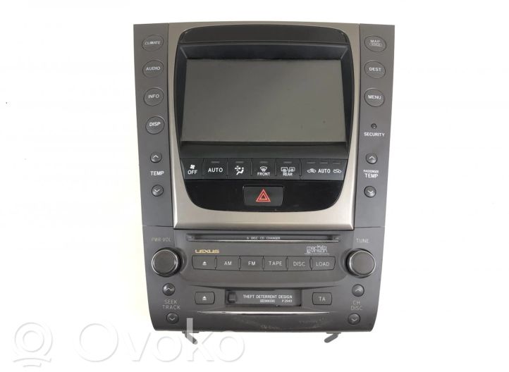 4123000322 Lexus GS 300 350 430 450H Radio/CD/DVD/GPS head unit, 354.31 ...