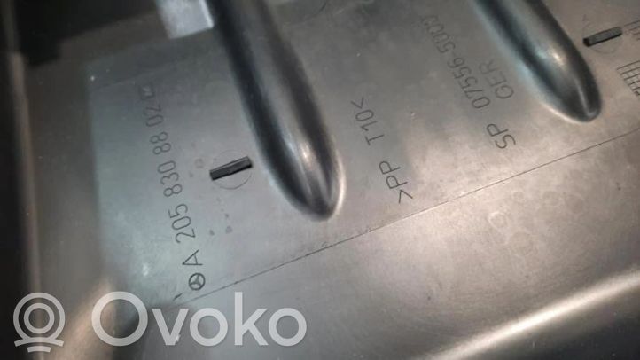 A2058308802 Mercedes-Benz C W205 Intercooler air guide/duct channel, 34 ...