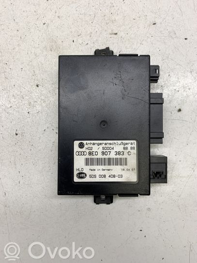 8E0907383C Audi A4 S4 B7 8E 8H Tow bar trailer control unit/module, 9. ...
