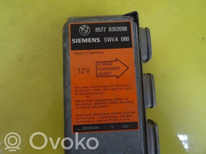 65778353598 BMW 3 E36 Airbag control unit/module, 13.10 € | RRR