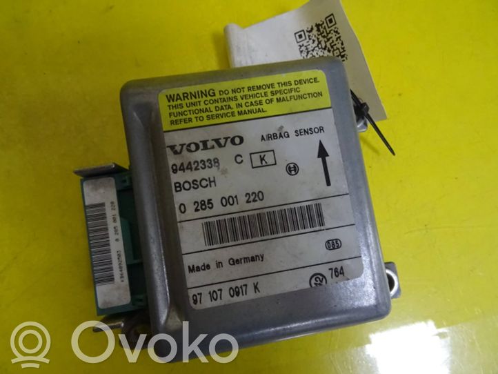 9442338 Volvo S70 V70 V70 XC Centralina/modulo airbag, 10.92 € | OVOKO
