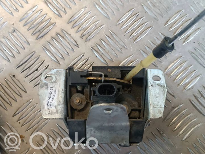 1637400235 Mercedes-Benz ML W163 Tailgate/trunk/boot lock/catch/latch ...