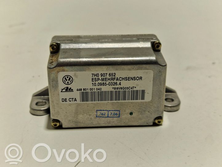 7H0907652 Volkswagen Touareg I ESP acceleration yaw rate sensor, 12.00 ...