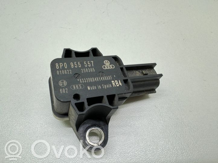 8P0955557 Audi A4 S4 B7 8E 8H Airbag deployment crash/impact sensor, 8. ...
