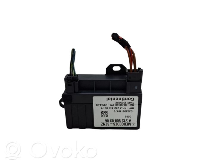 A2129000306 Mercedes-Benz E W212 Fuel injection pump control unit ...