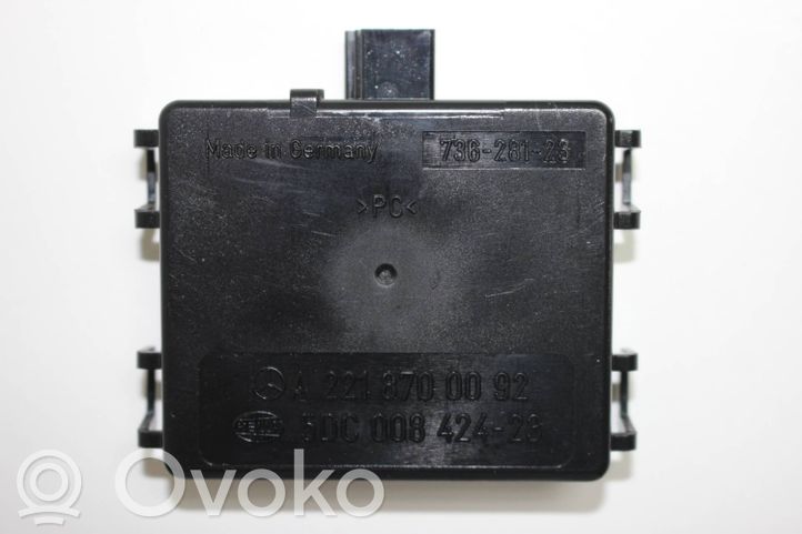 A2218700092 Mercedes-Benz S W221 Capteur de pluie, 9.00 € | OVOKO