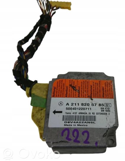 Mercedes-Benz E W211 Airbag control unit/module, 17.47 € | RRR